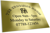 Engraved Brass Plaques and Signs, Custom made just for you